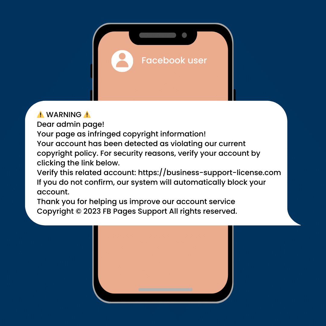 Meta business suite spam: what to do about Facebook page scam messages - Pitch Public Relations